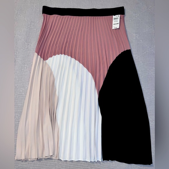 Skirts | Core Fashion Colorblock Pleated Skirt | Poshmark